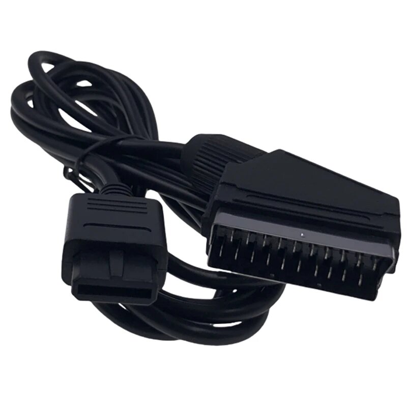JCD ТВ-кабель Scart 1,8 м для SNES, N-GC, SFC