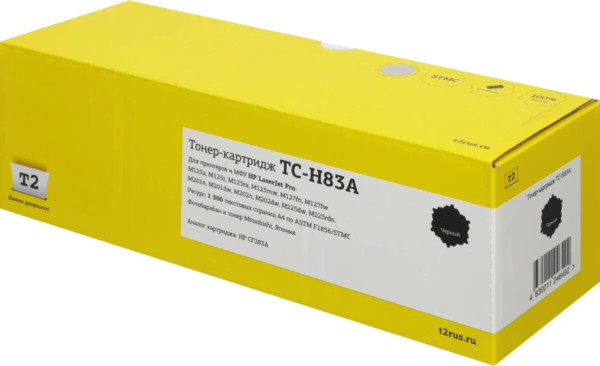Картридж T2 TC-H83A, CF283A, черный / TC-CF283A