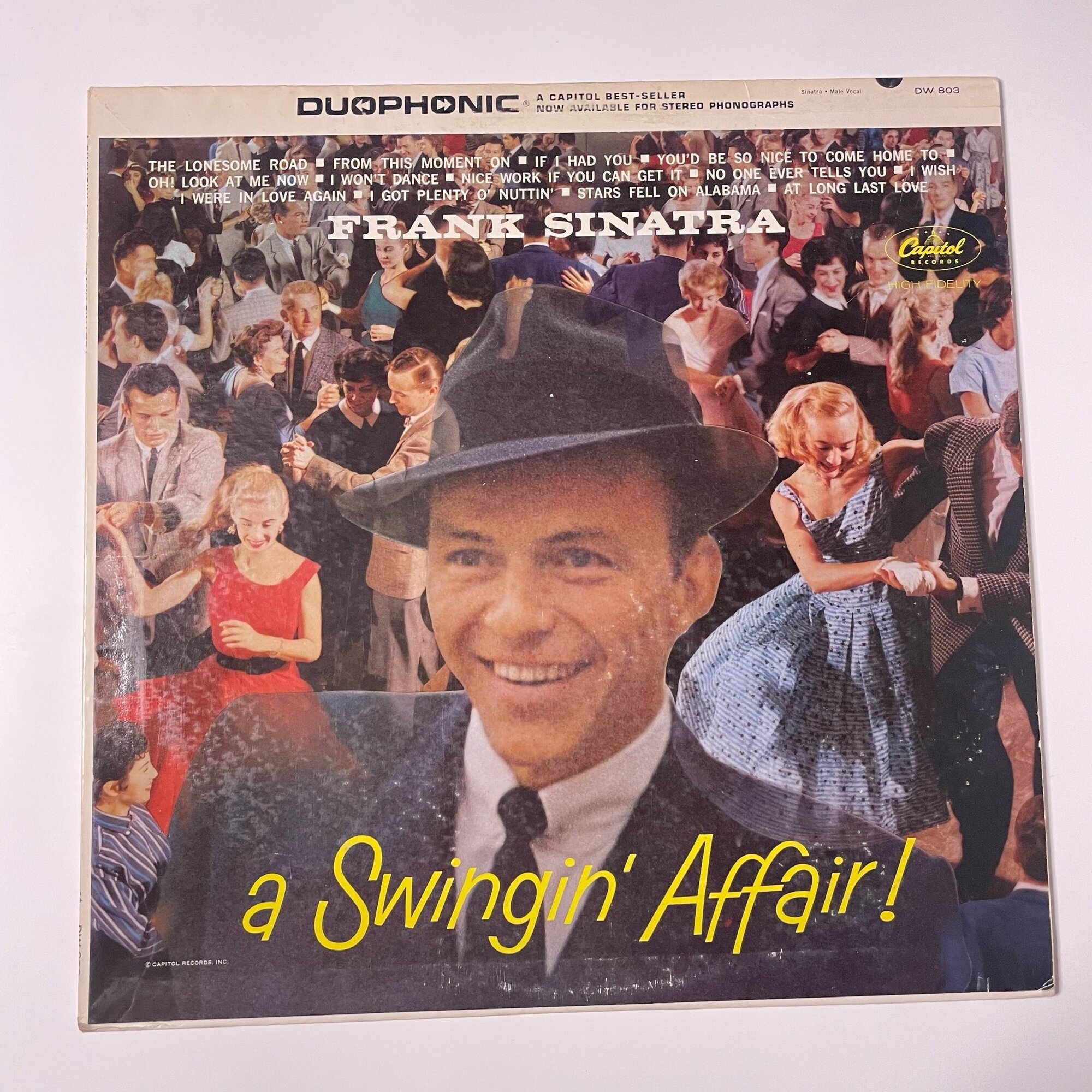 Винтажная виниловая пластинка LP Frank Sinatra A Swingin Affair (США 1963)