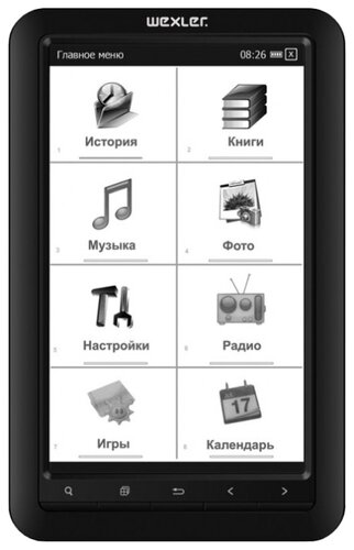 7" Электронная книга WEXLER .BOOK E7001: 43 оценки о товаре и 63 отзывы товара от покупателей ...