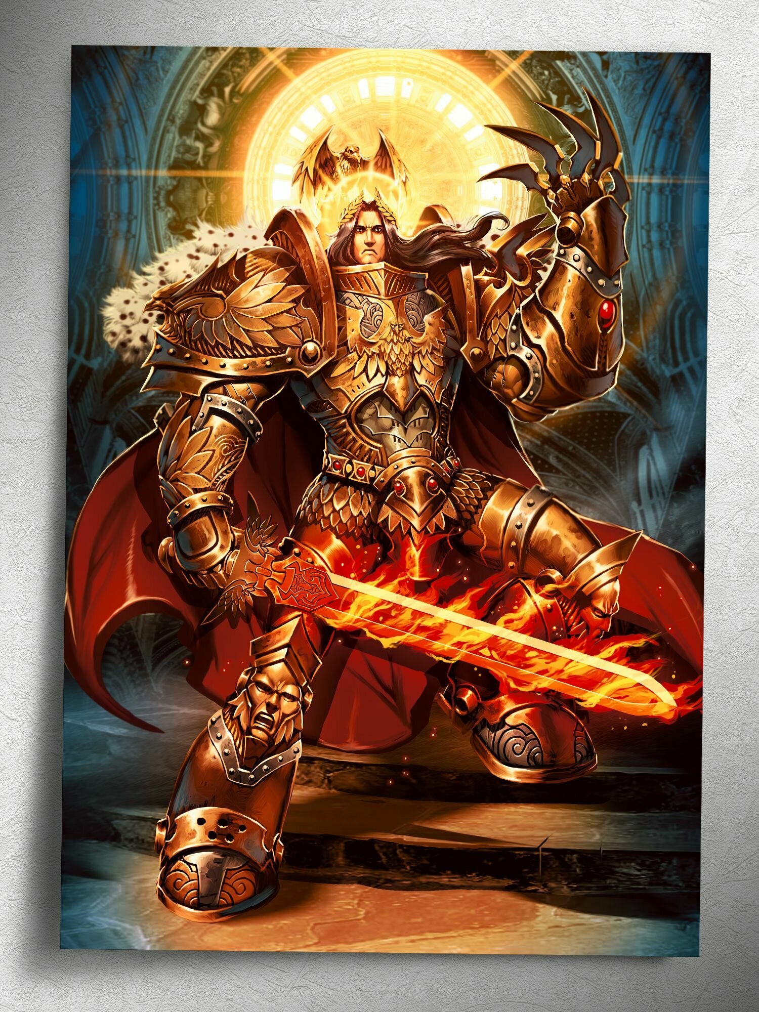 Постер: Бог-Император (Вархаммер 40000)