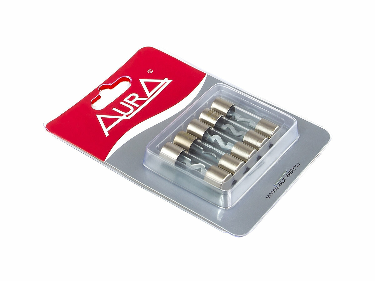 Предохранители AurA FAG-101N AGU, никель, 100A, блистер, 5 штук