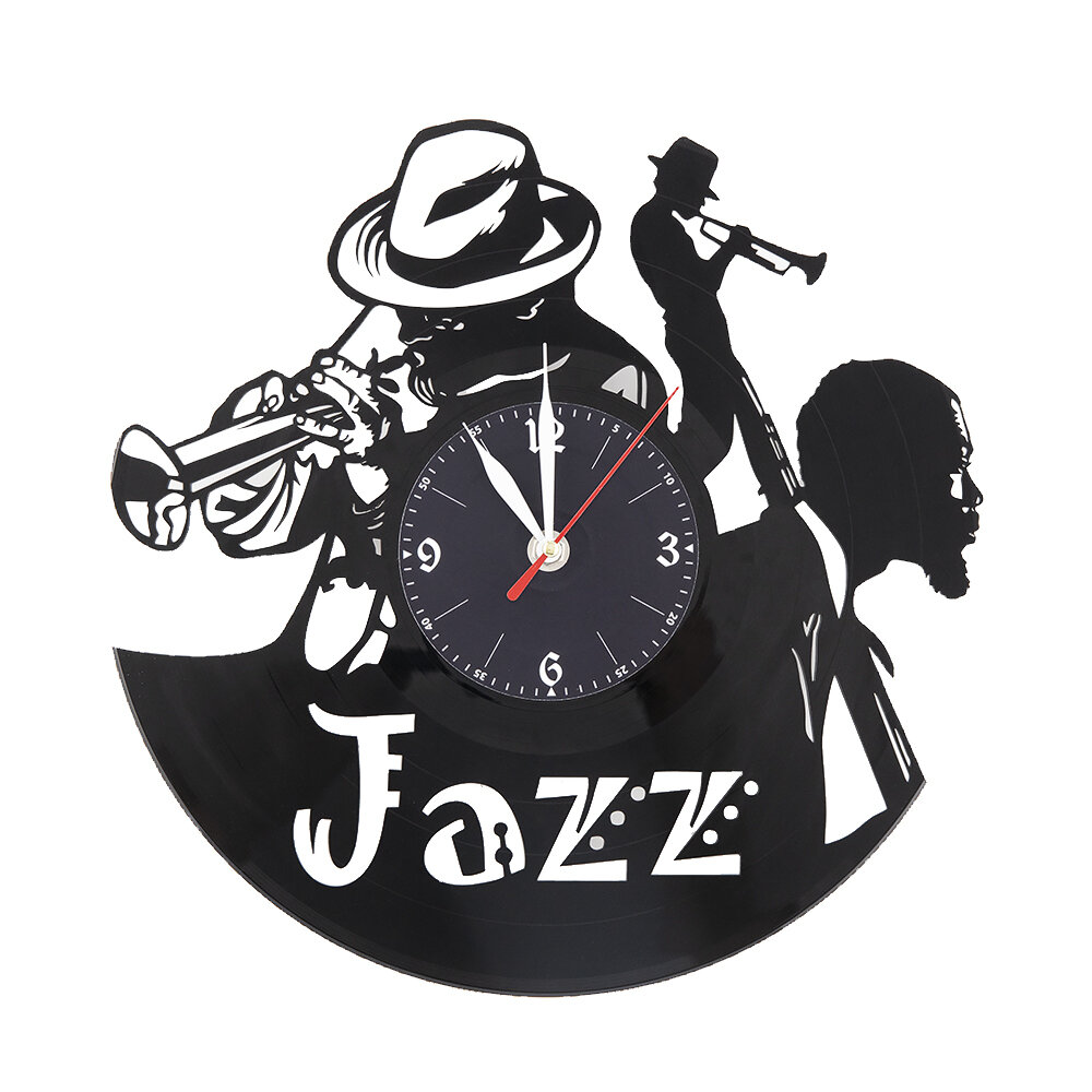 VinylLab Часы из виниловых пластинок Jazz часы