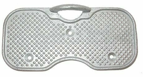 Накладка транцевая, алюминиевый сплав, 200x94 мм (10015691)