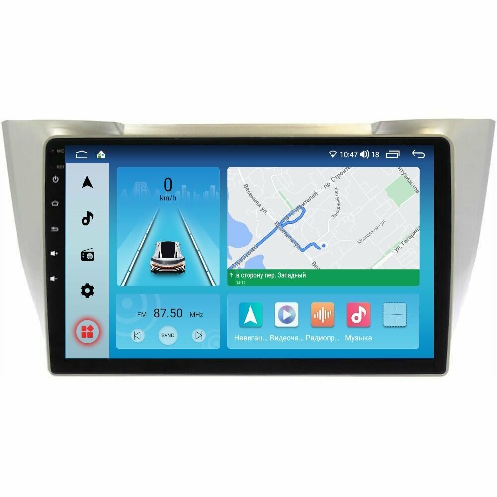 Магнитола Epic T18 Lexus RX II 300, RX II 330, RX II 350, RX II 400h 2003-2009 - Android 12 - Процессор 8 ядерный - Память 4+64Gb - Carplay - DSP 36 полос - 4G(Sim)