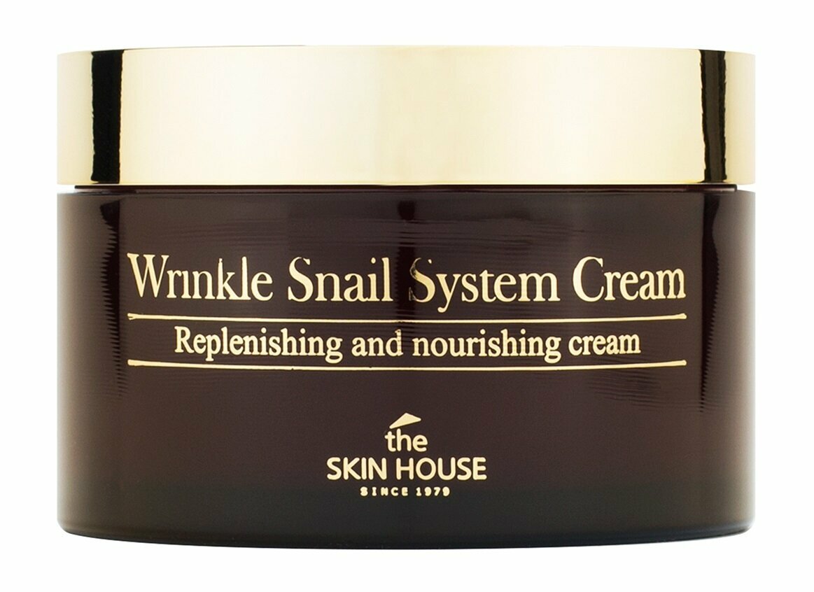 THE SKIN HOUSE Крем для лица антивозрастной Wrinkle Snail System на основе муцина улитки, 100 мл