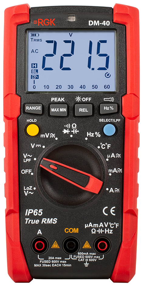 Мультиметр RGK DM-40, 776431