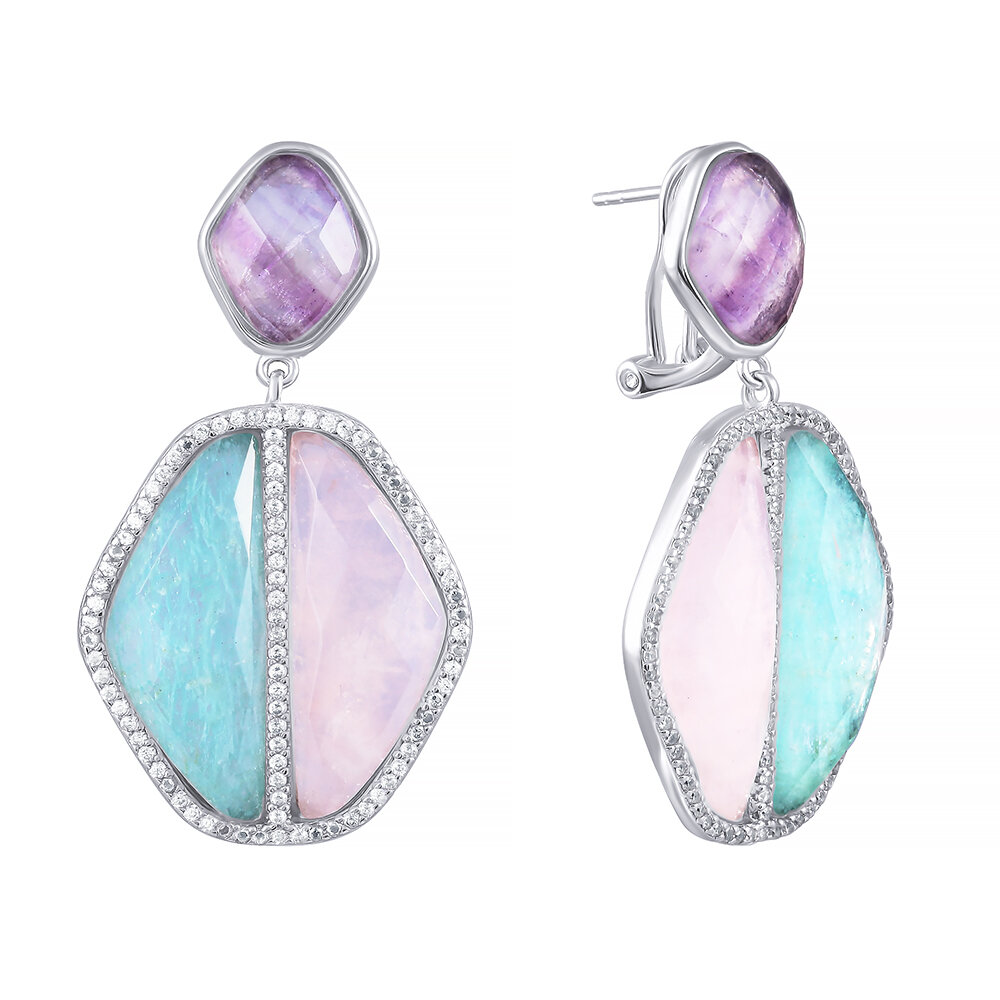 Серьги, серебро, 925 проба
