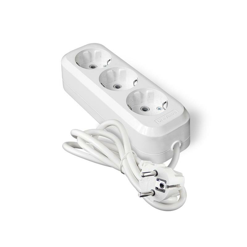 Удлинитель 3х3м с заземл. IP20 Е-303А ПВС 3х1.5 Universal 1722-2 шт