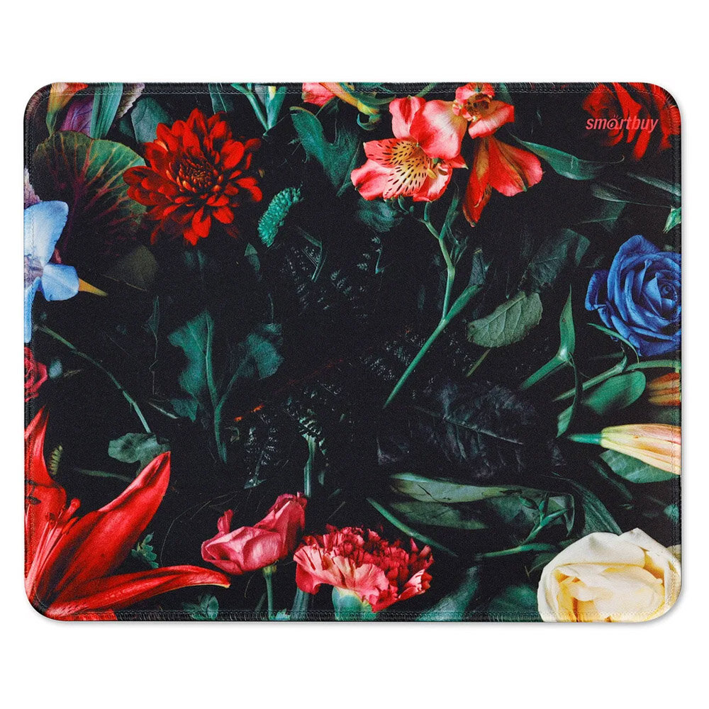 Коврик для мыши Smartbuy Flowers S-size SBMP-102-FL (280 x 230 x 3 mm)