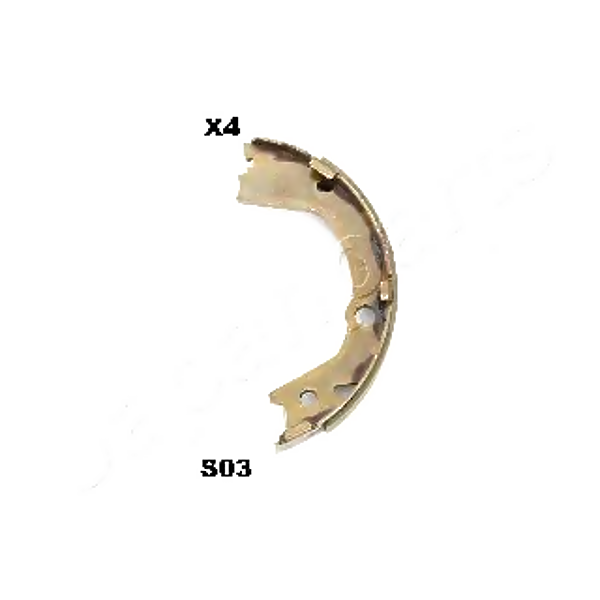 JAPANPARTS GF-S03AF (0006 / 01136 / 3030005) колодки барабанные ручника\ ssangyong new action g20 / d20 10