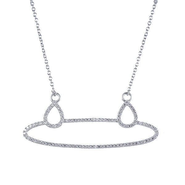 Колье, серебро, 925 проба