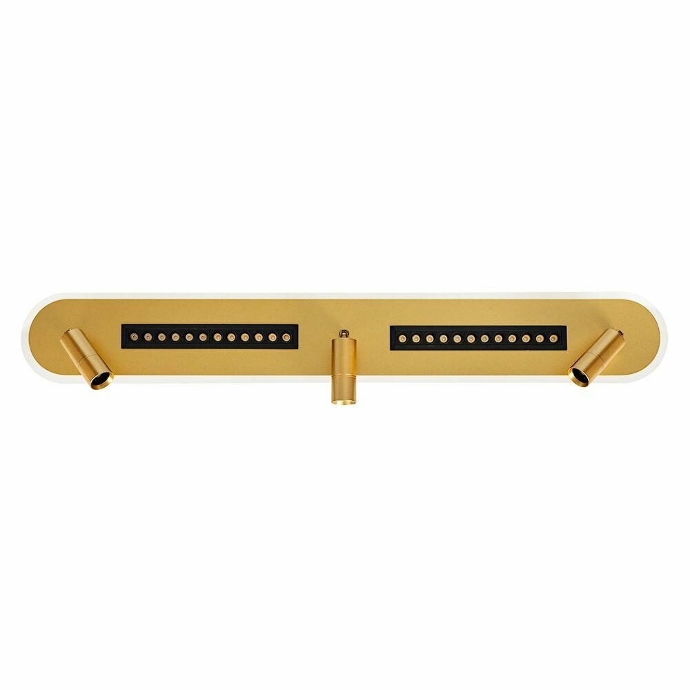 Спот Arte Lamp Pisces W840xL40xH140 мм LED цвет золото, арт. A2220PL-3GO