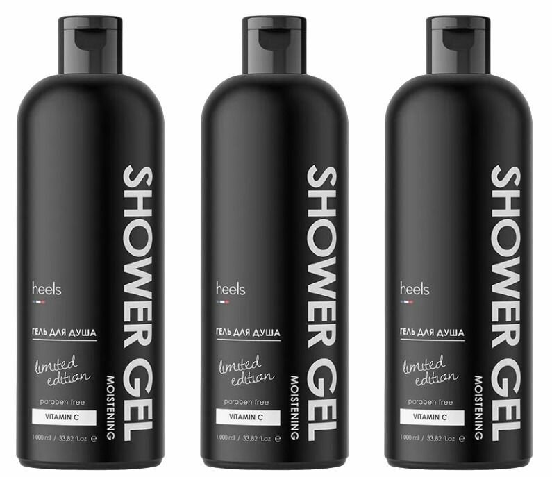 Heels Гель для душа Global Chemical, 1000 мл, 3 шт