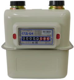 Счетчик газа счетприбор СГД-G4 (ду1 ¼) правый (110 мм)