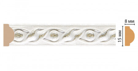 Молдинг Decomaster 130-42ДМ В51хШ8хД2400 мм / Декомастер.*