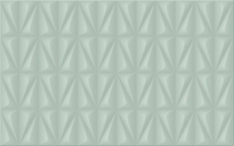 Керамическая плитка Шахтинская плитка (Unitile) Конфетти зеленый низ 02 настенная 25х40 см