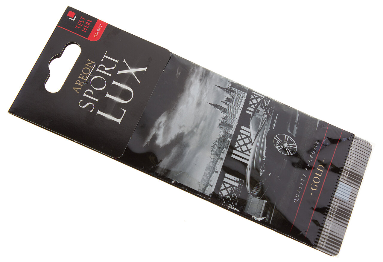 Ароматизатор подвесной пластина (gold) Sport Lux AREON