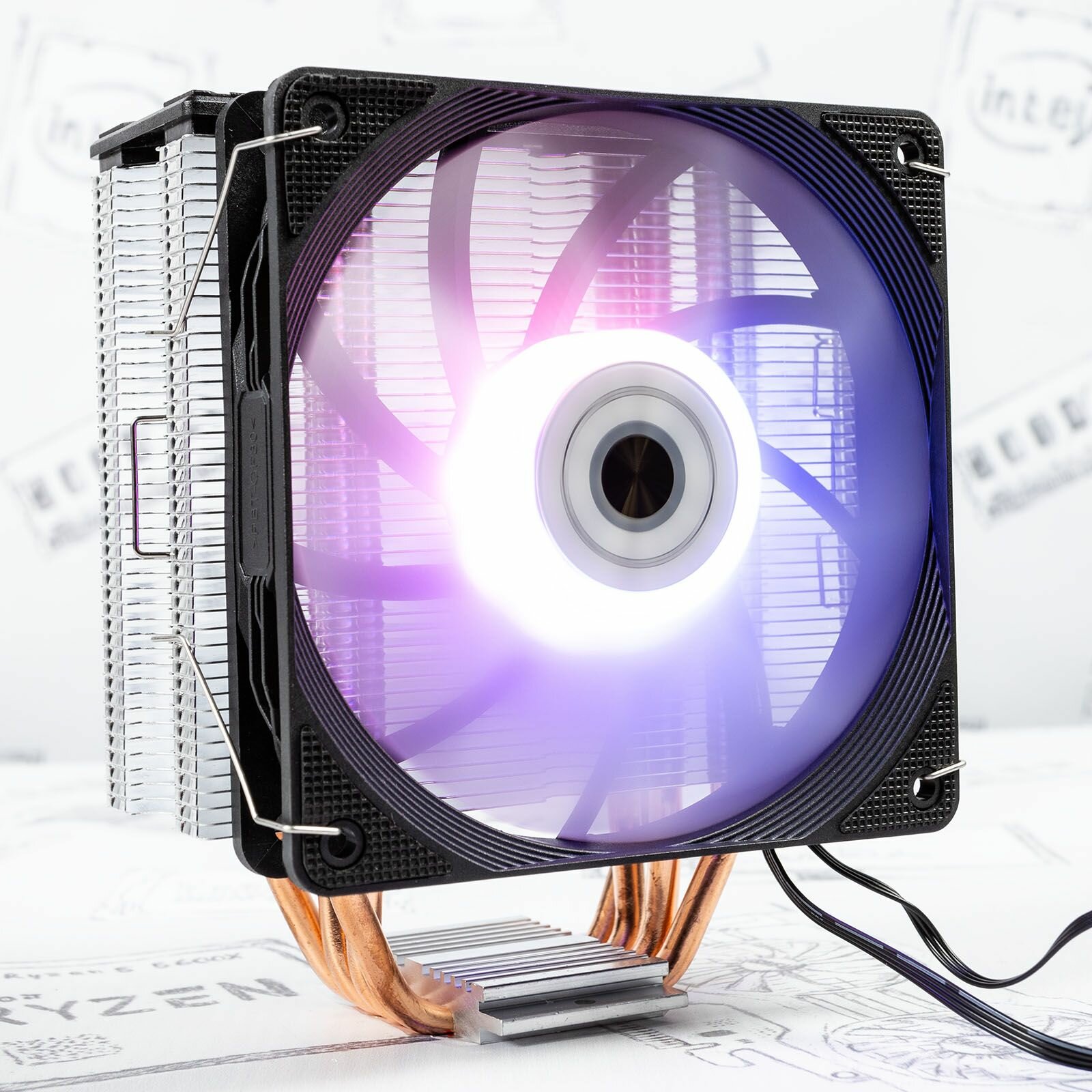 Кулер для процессора Alseye N120 Black 180W ARGB