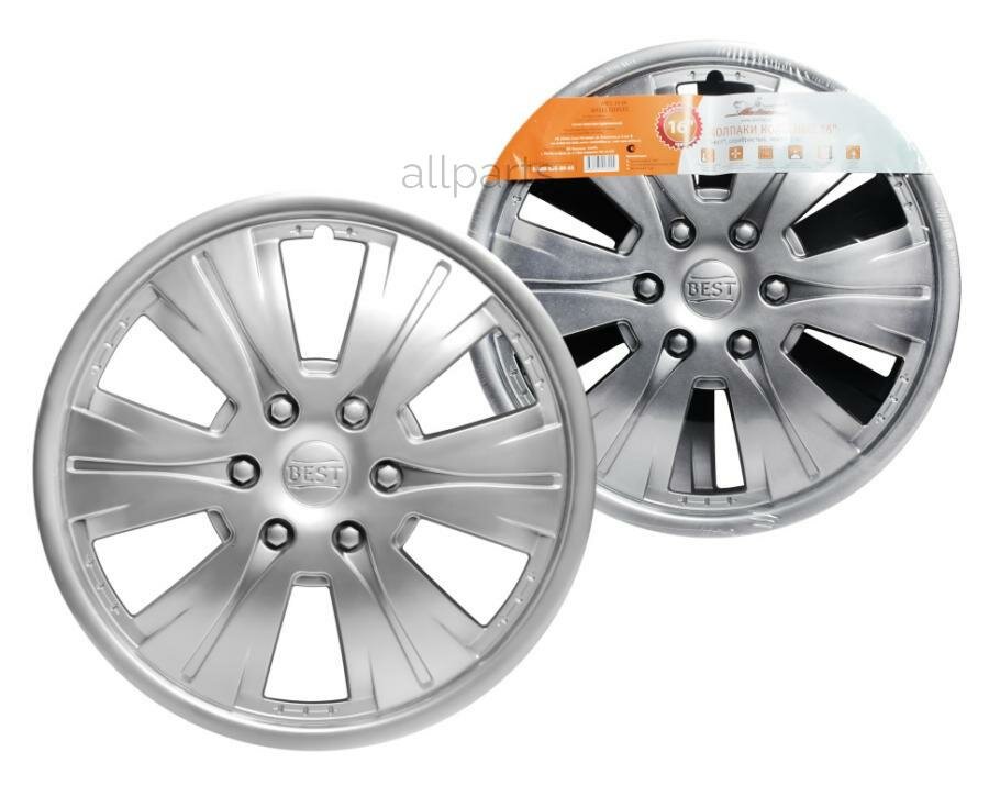 AIRLINE AWCC-16-06 Колпаки колесные 16" "Бест", серебристый, к-т 2 шт.