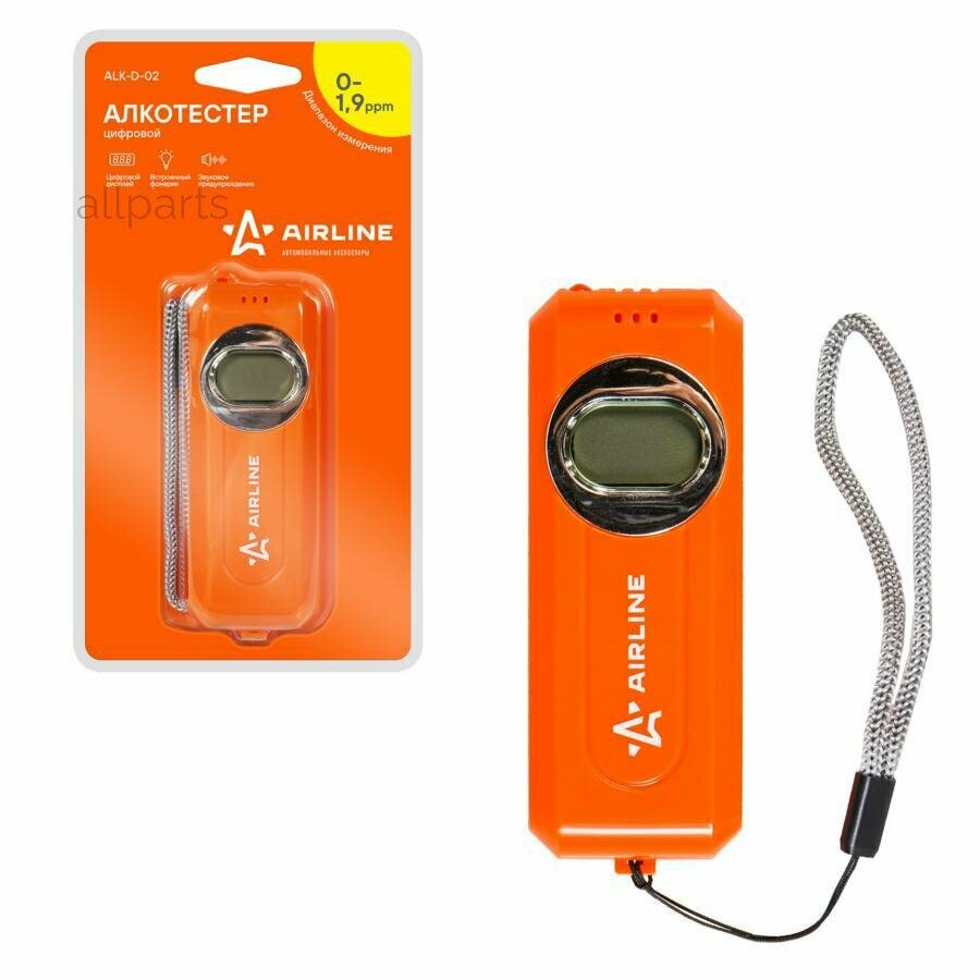 AIRLINE ALK-D-02 Алкотестер цифровой ЖК дисплей AIRLINE ALK-D-02
