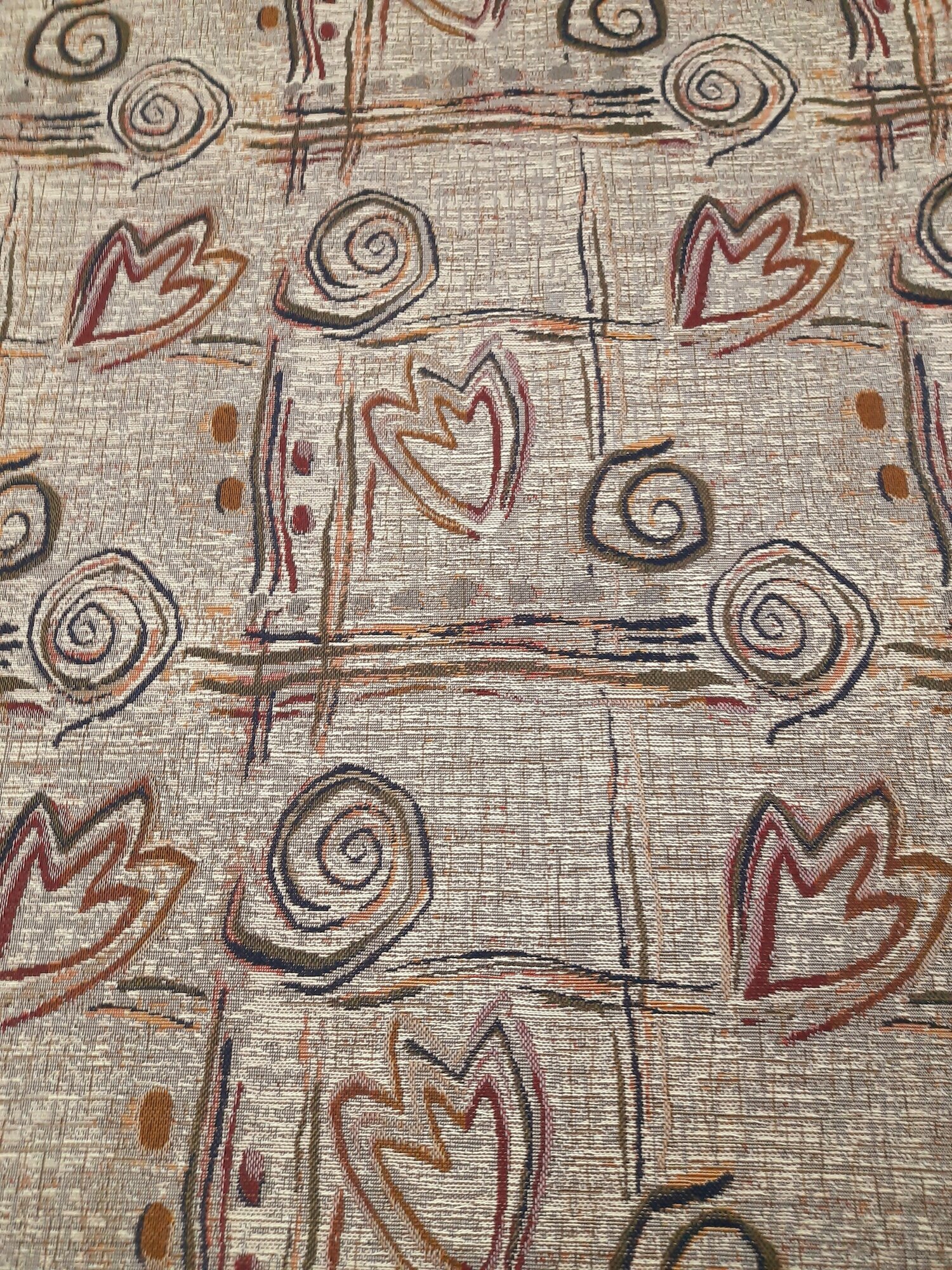 Ткань гобелен Плавающий Тюльпан с хлопком