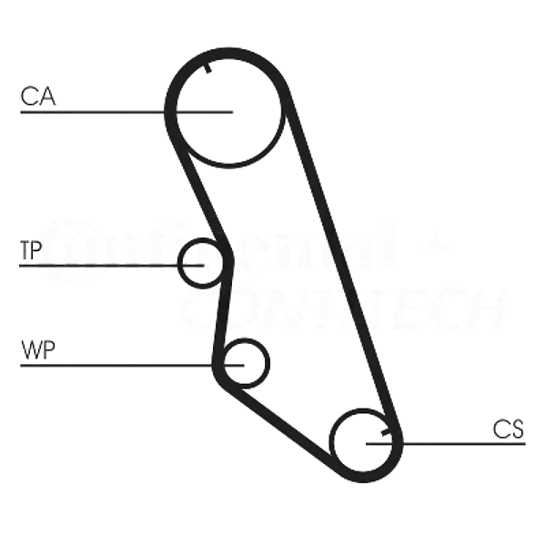 CONTITECH CT754 (081648 / 081660 / 081662) ремень грм fiat. citroen. Peugeot (Пежо) 1.8-2.0 z=11417 97