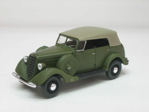 ГАЗ-61-40 Хаки с тентом Масштабная модель 1/43 Наш Автопром