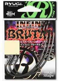 Крючки офсетные RYUGI INFINI BRUTAL #7/0 (3шт)