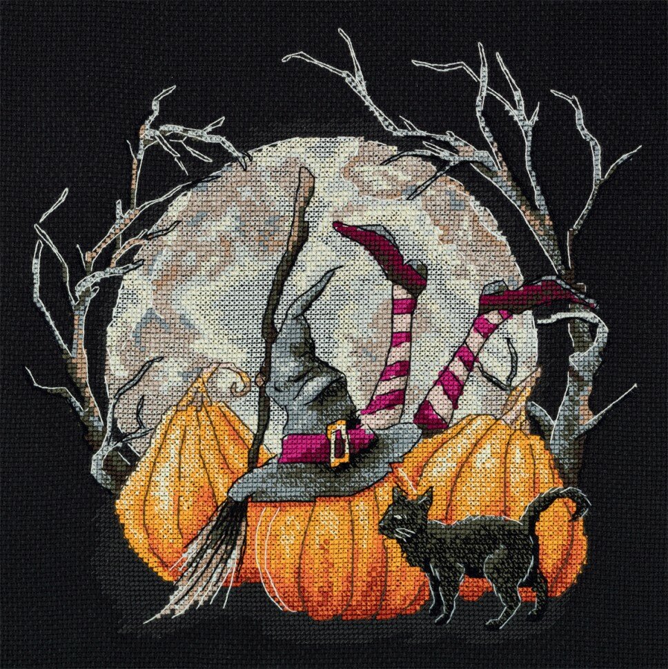 Набор для вышивания Кларт #8-540 После шабаша, Счетный крест, 23 х 23 см