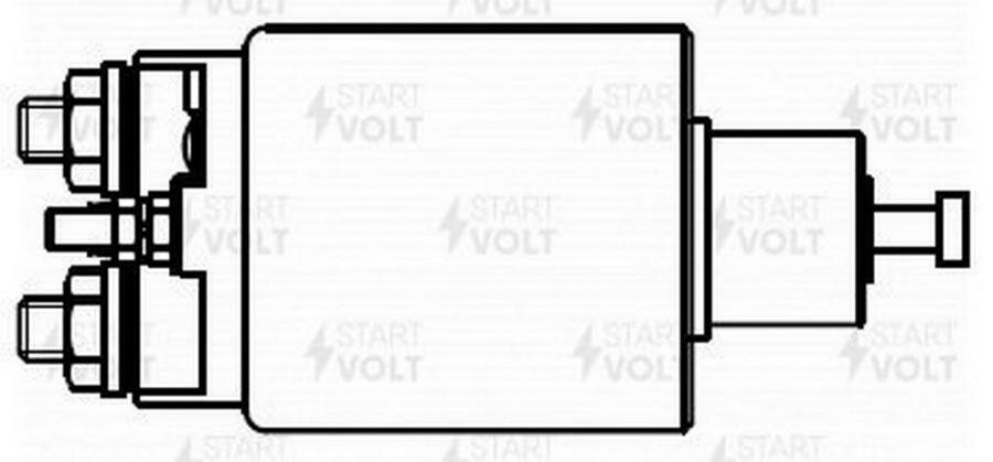 STARTVOLT VSR 1504 Реле втягивающее стартера Opel Astra G (98-)/Vectra B (95-) 1.6i