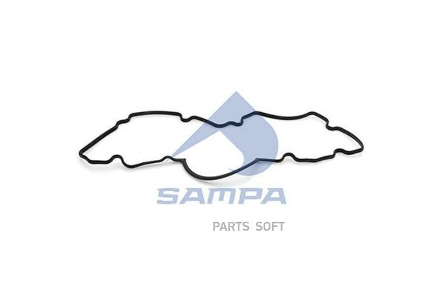 202139 SAMPA Прокладка MERCEDES дв. OM401,444, A, LA крышки двигателя задней SAMPA