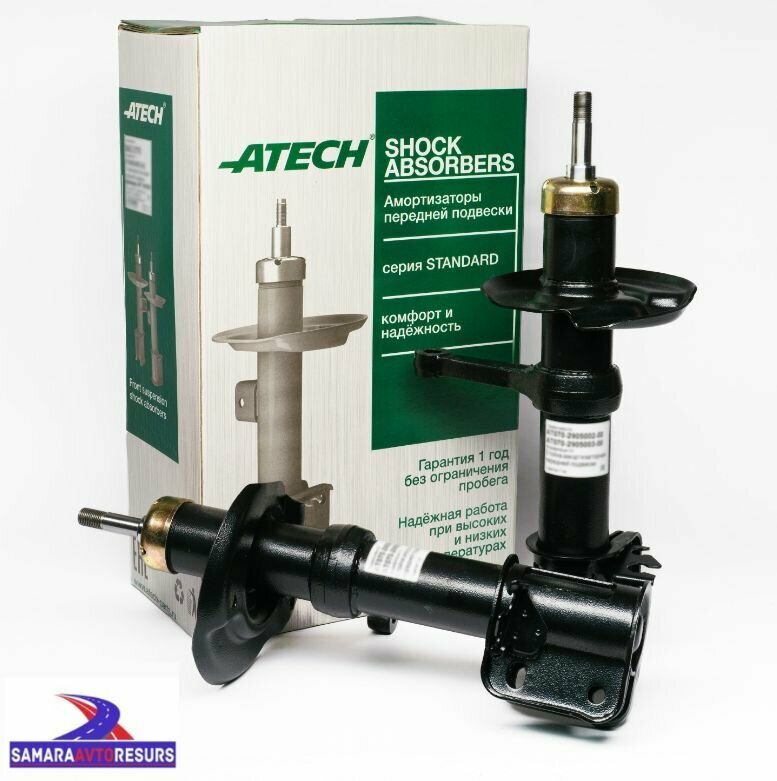Амортизатор стойки передней подвески ATECH STANDARD-OIL гранта, калина 2, 2190 (91, 92, 94), Datsun mi-DO, on-DO (2 шт) масляные (к-т)