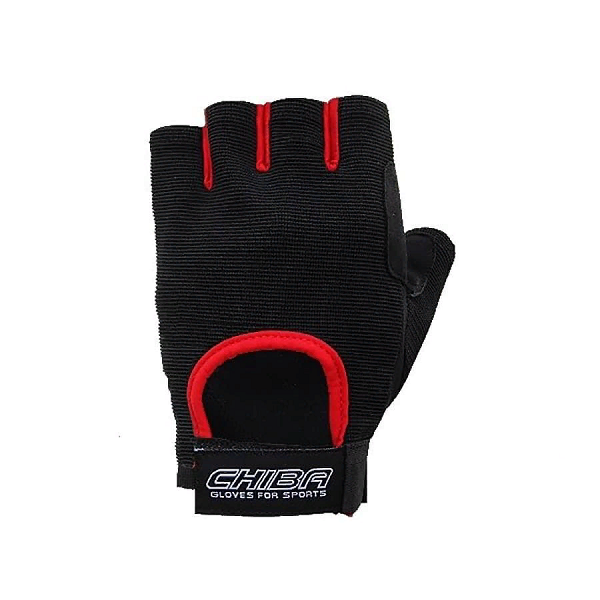Chiba Перчатки 40517 (черный/красный) (XL)
