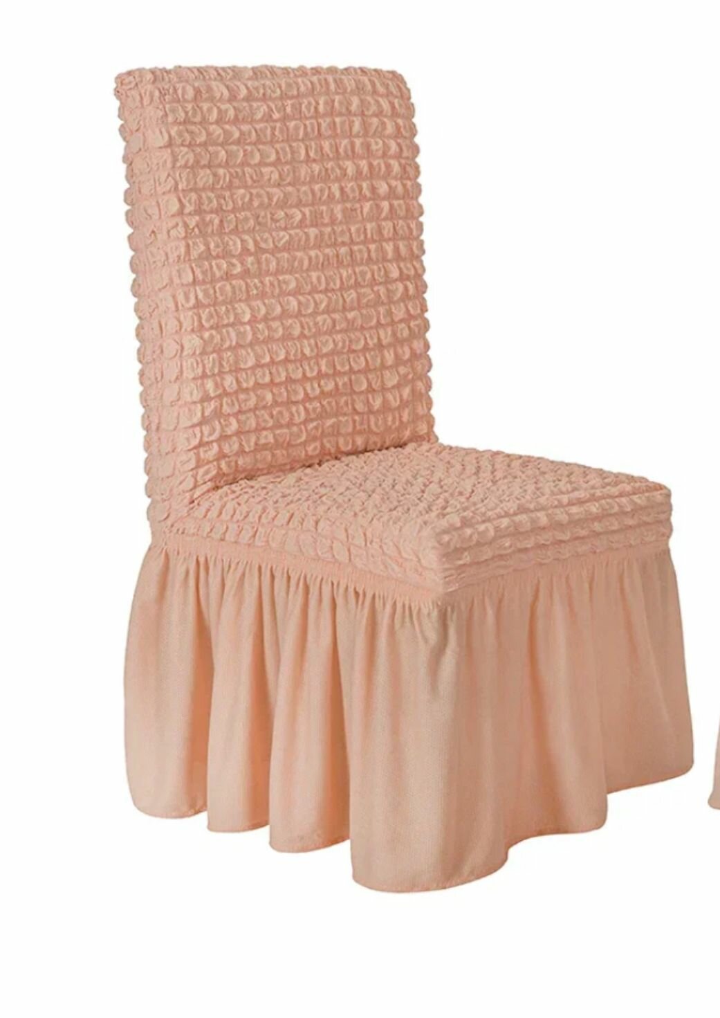 Чехол на стул с оборкой