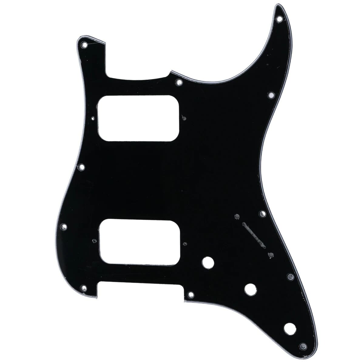 Панель для оригинального Fender Stratocaster HH US/Mexico, Musiclily MX2248BK, трехслойная, черная