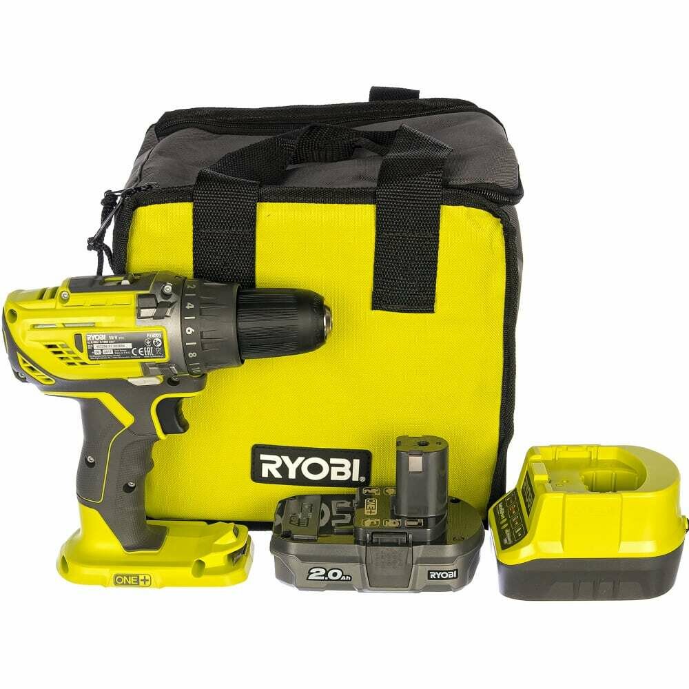 Компактная дрель-шуруповерт Ryobi ONE+ R18DD3-120S 5133003347