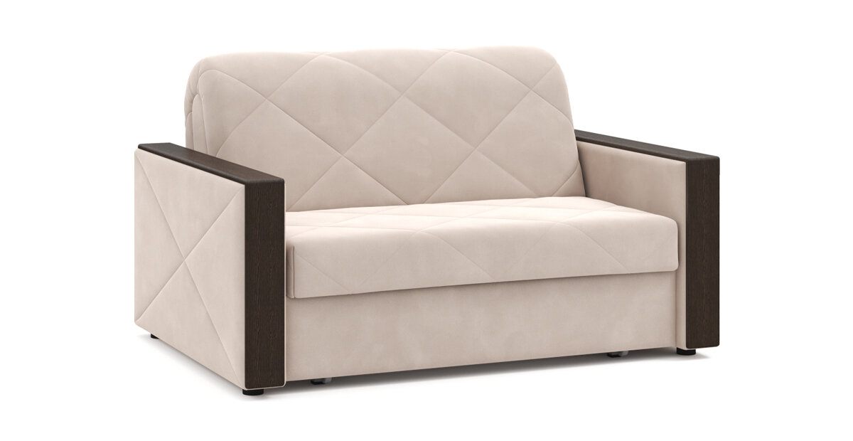 Прямой диван Цвет Диванов Токио NEXT 21 140 174 прямой Кофе с молоком c механизмом