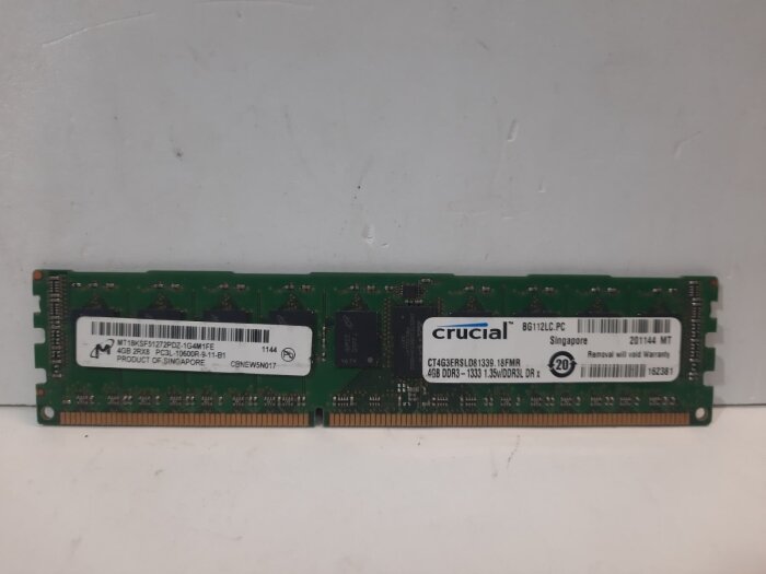 Оперативная память для серверных плат Micron DDR3L 4Gb 10600R