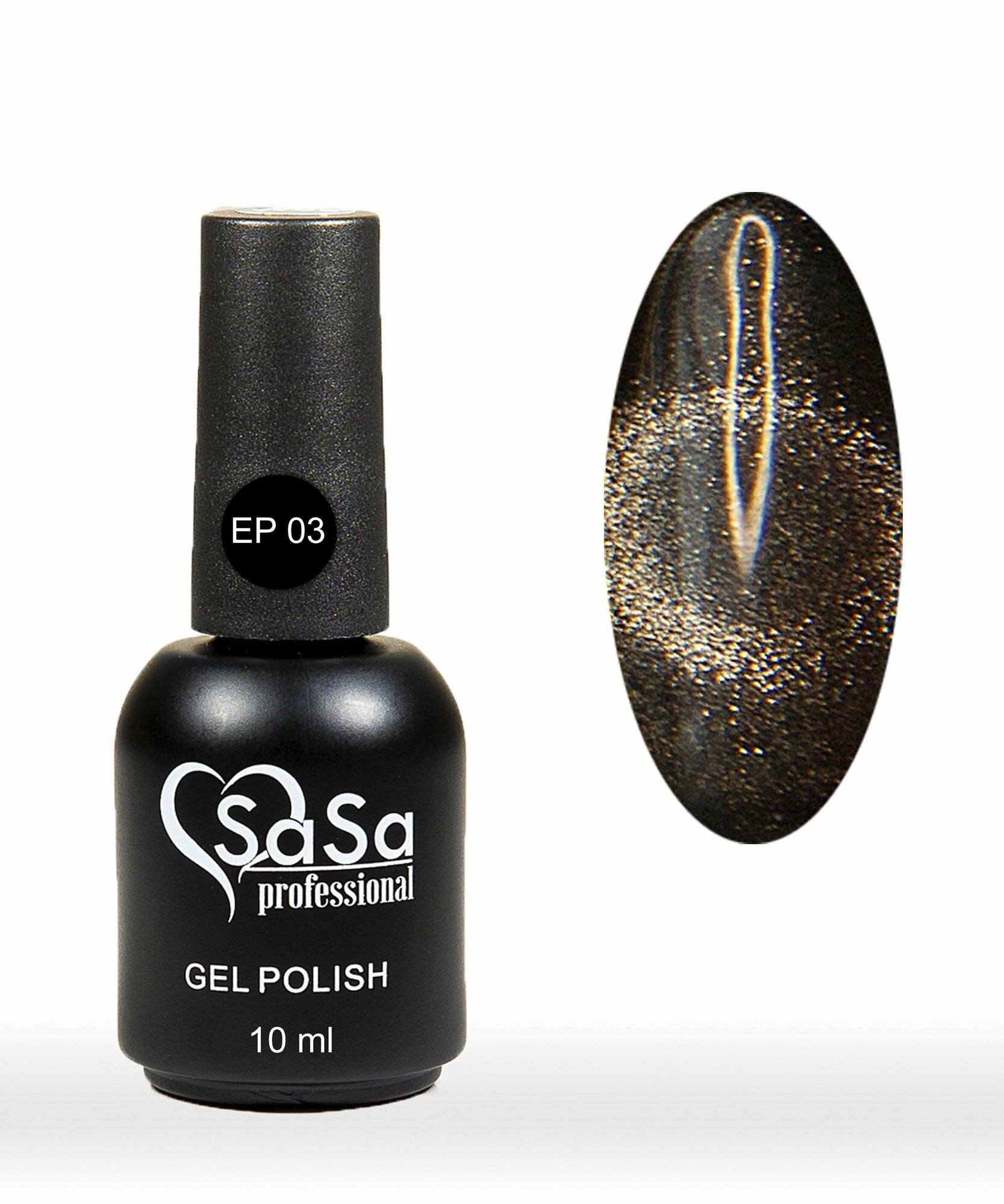 SaSa Гель-лак Enigma Platinum EP03, 10 ml