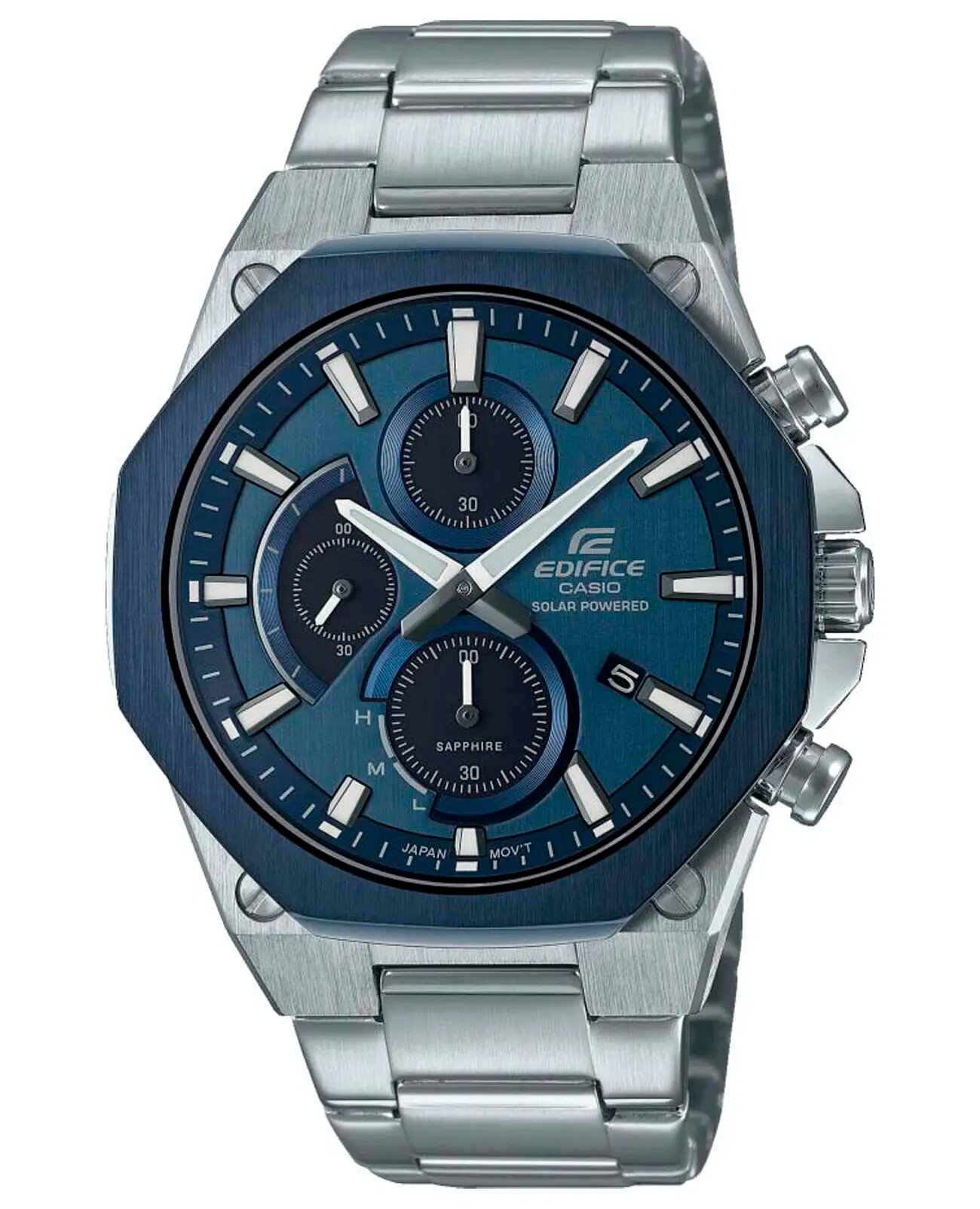 Наручные часы CASIO Edifice, стальной/синий