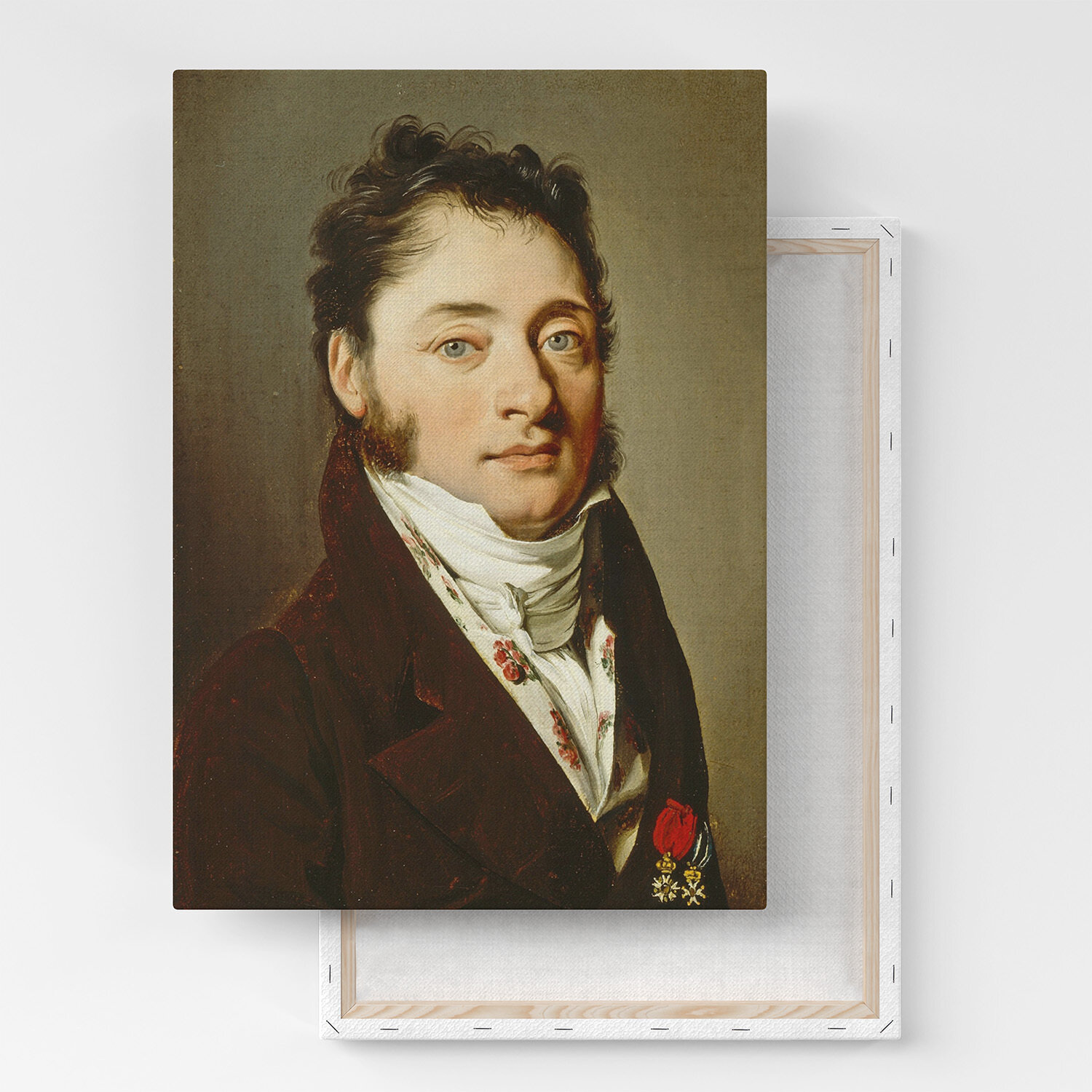 Картина на холсте, репродукция / Луи-Леопольд Буальи - Portrait of a Gentleman / Размер 40 x 53 см