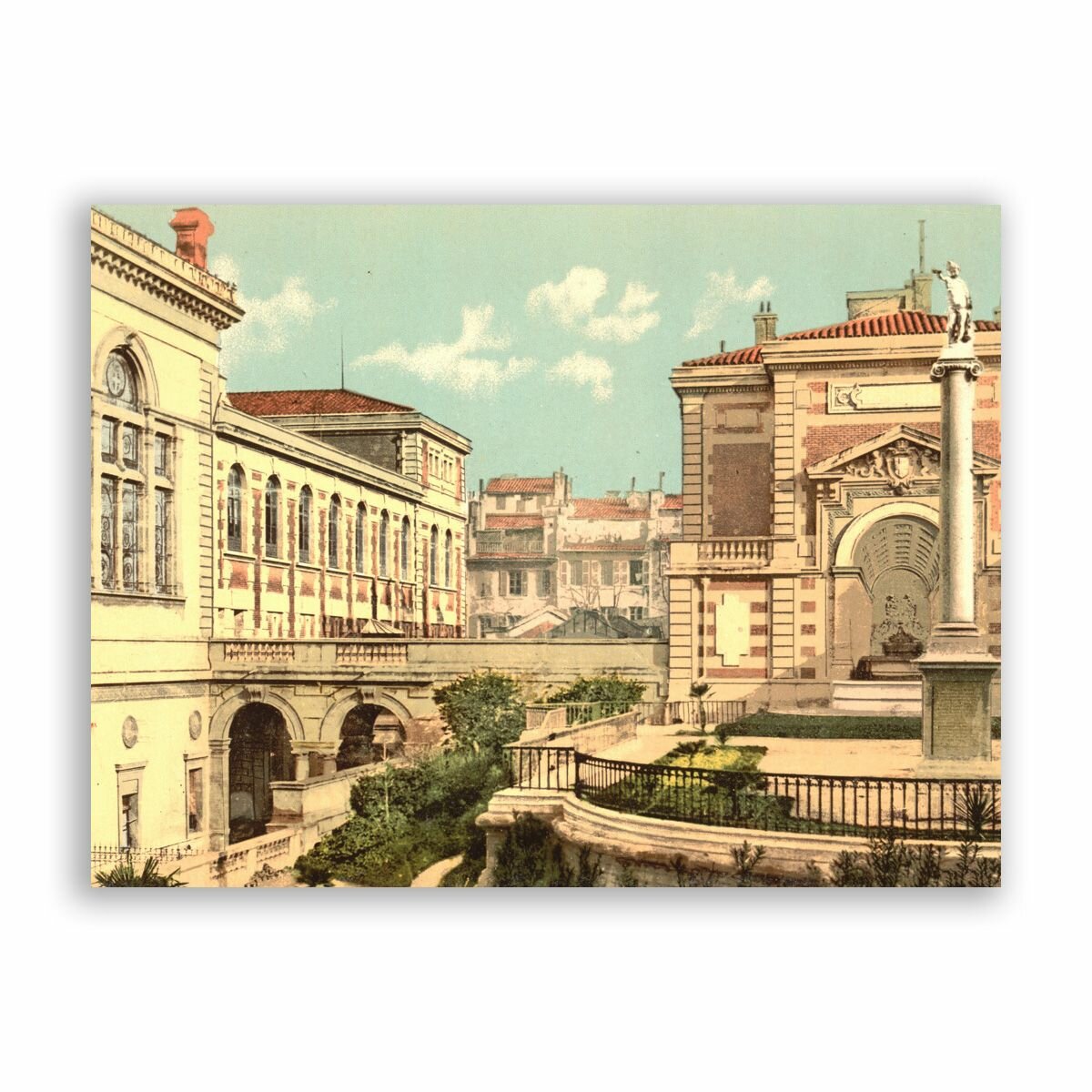 Постер, плакат на бумаге / Conservatoire de musique, Marseilles, France / Размер 60 x 80 см