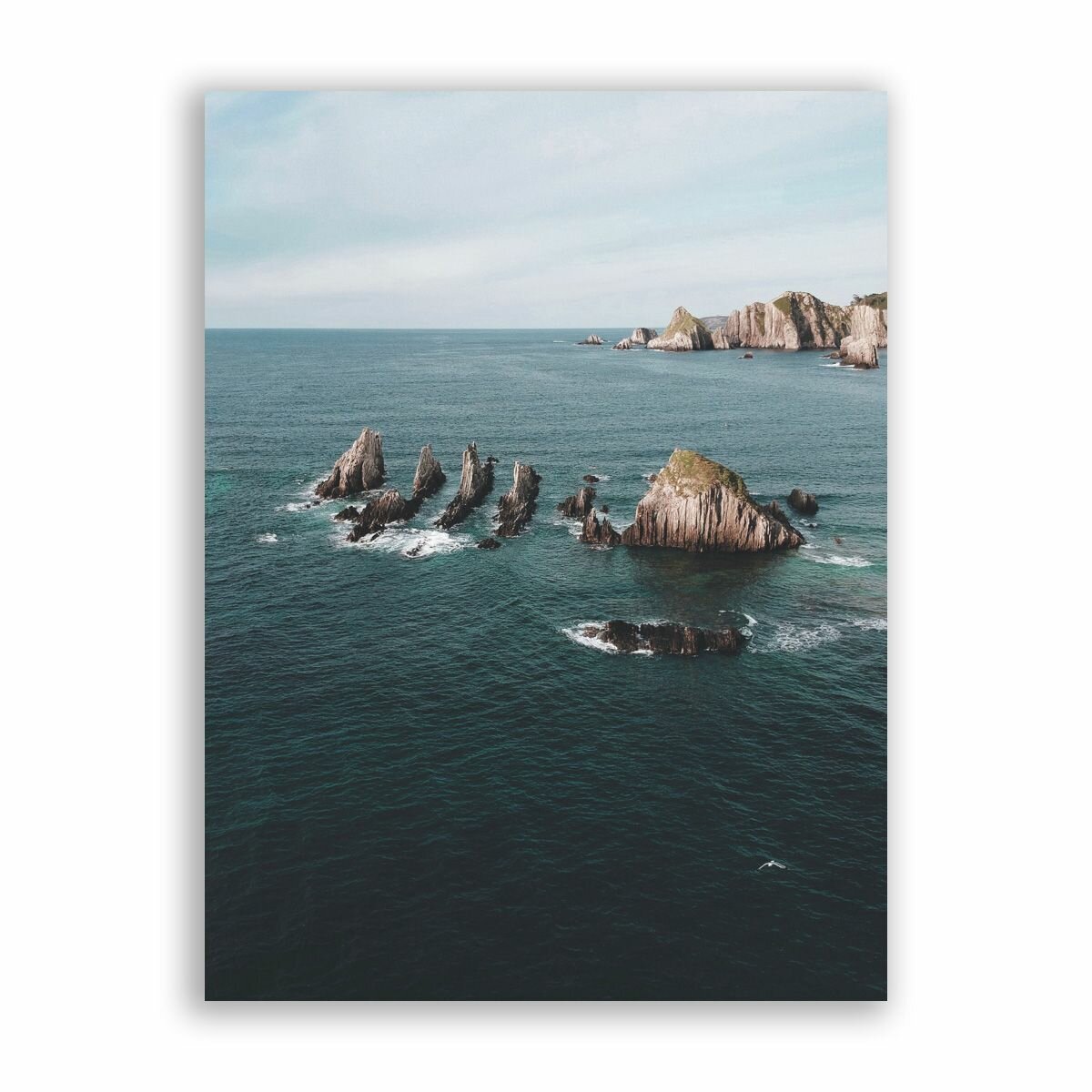 Постер, плакат на бумаге / Природа Испании - Море / Размер 30 x 40 см