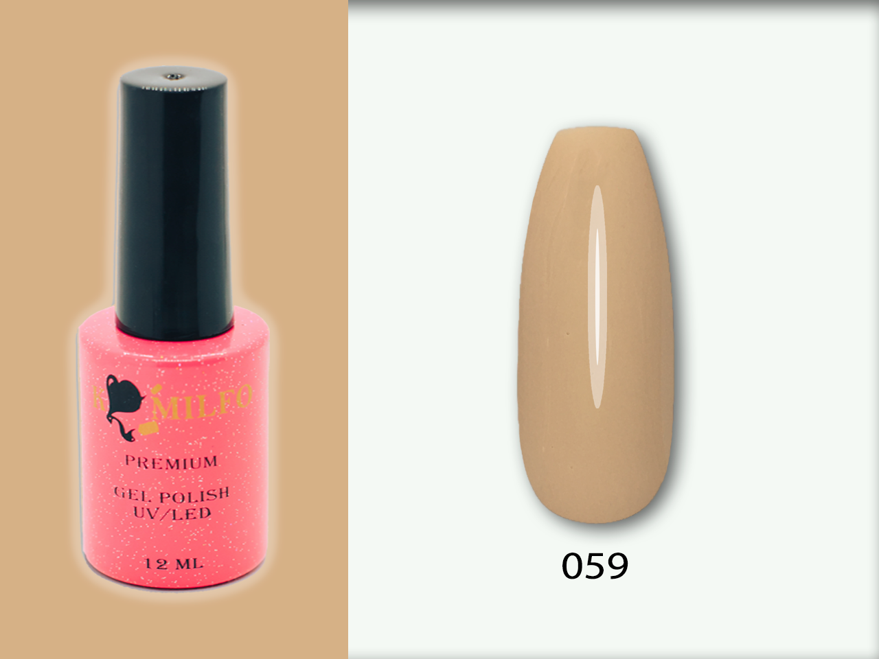 059 KOMILFO гель лак 12 мл.