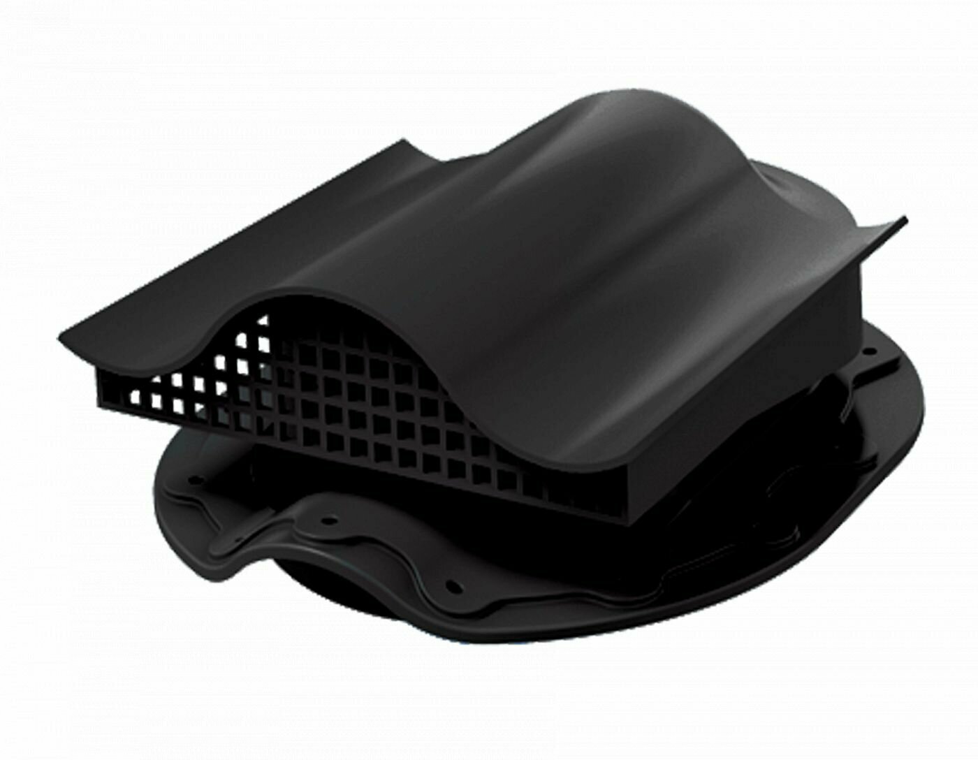 Вентиль кровельный, Skat Monterey, Технониколь, черный, для металлочерепицы.