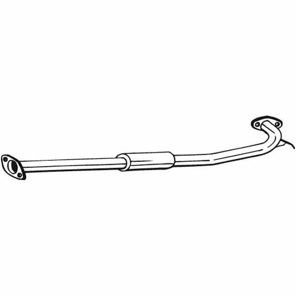 Средний глушитель выхлопных газов, BOSAL 284-259 (1 шт.)