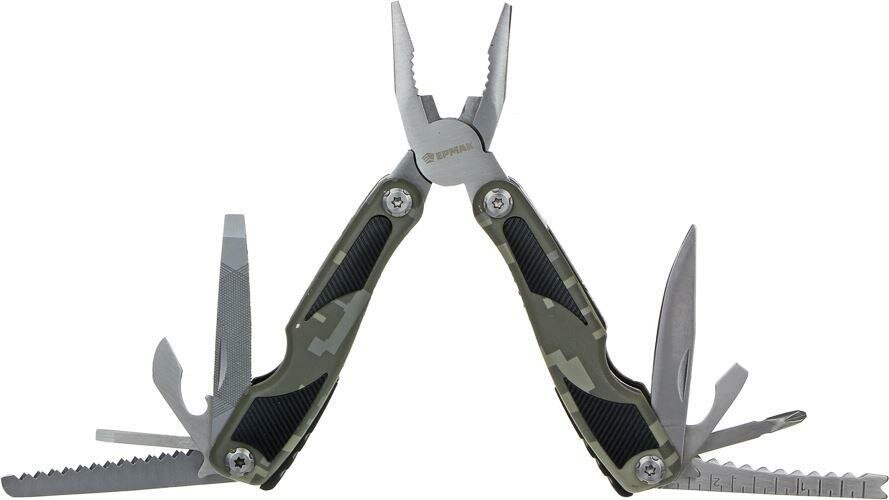 Ермак Набор многофункциональный, 15 функций, нерж. сталь (118-139)