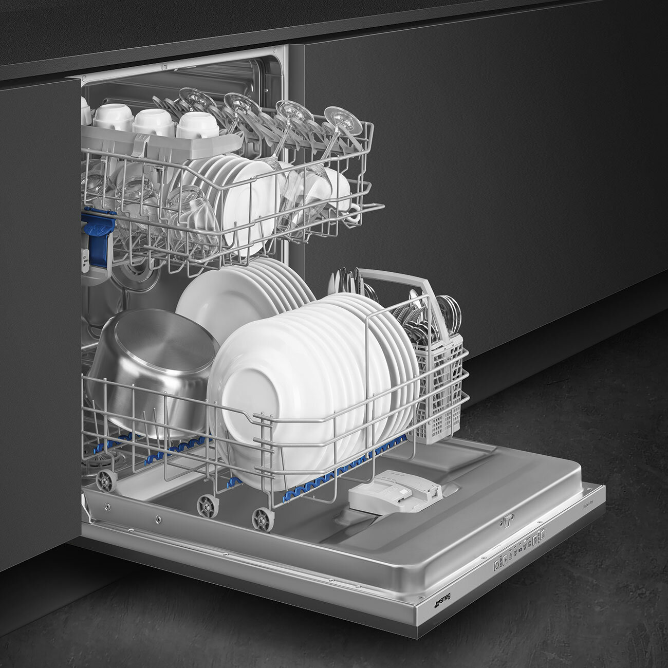 Встраиваемая посудомоечная машина Smeg STL281DS, 13 комплектов, 60 см — фото 1