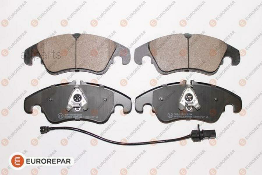 EUROREPAR 1617270480 Колодки тормозные передние к-кт